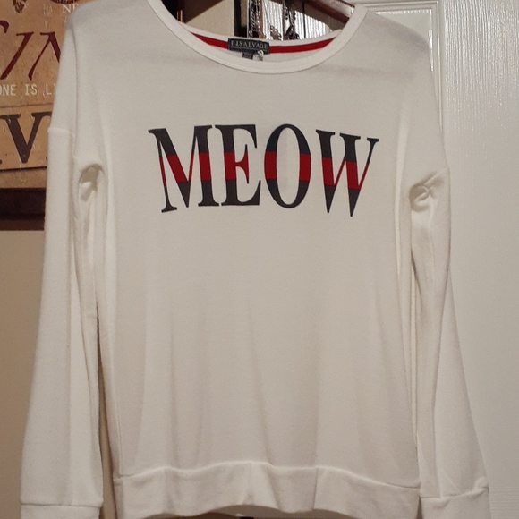 PJ Salvage | Sweaters | Nwt Pj Salvage Meow Sweater | Poshmark